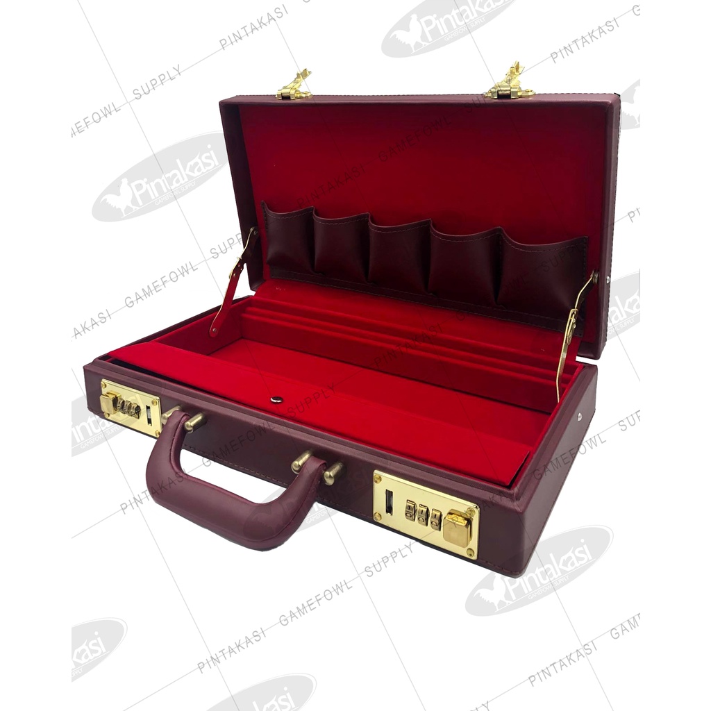 Tari Case Ordinary Maroon (Large) 48pcs Tari Blade Capacity for ...