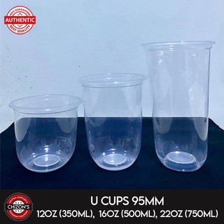 U Cup Y Cup PP Cup for Milktea 12oz 16oz 22oz High Quality | Shopee ...