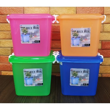 High quality plastic rice box/storage RANDOM COLORS | Shopee Philippines