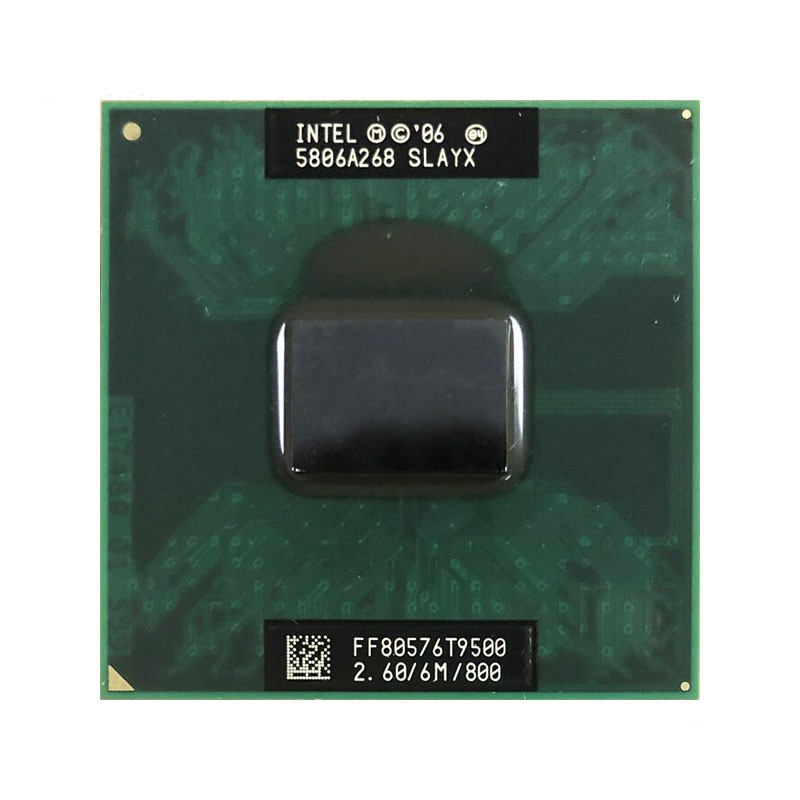 Intel Core 2 Duo T9500 SLAQH SLAYX 2.6 GHz Dual-Core Dual-Thread CPU ...