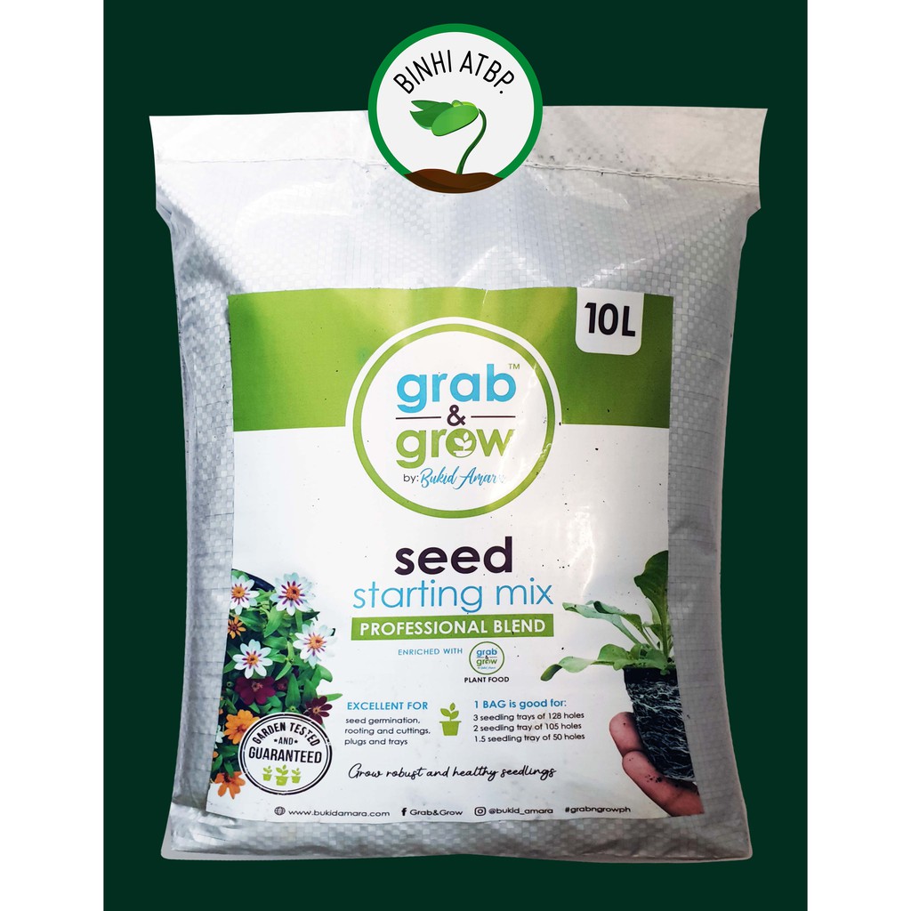 Grab & Grow by Bukid Amara: Seed Starting Mix Professional Blend ...