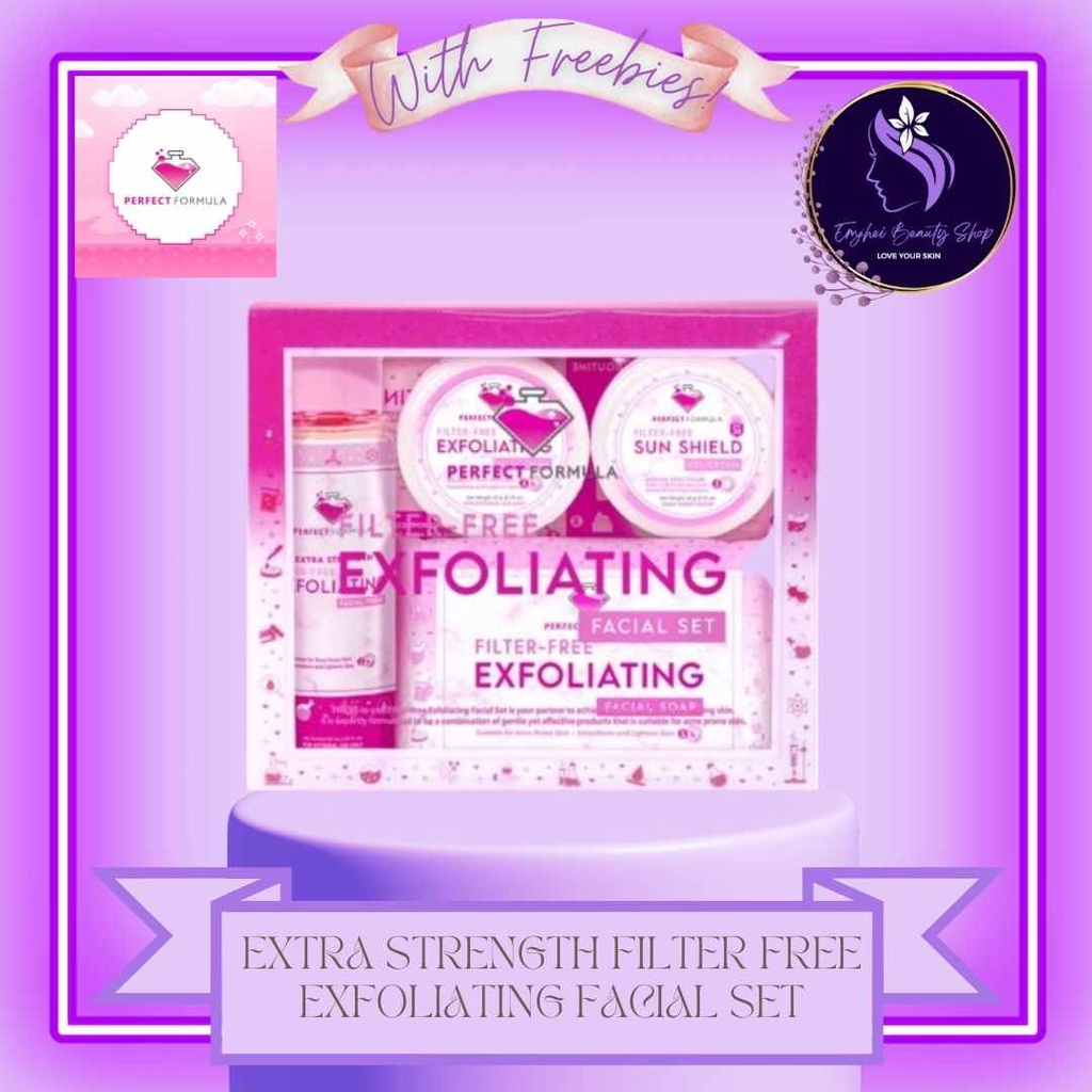 Perfect Formula Extra Strength Filter Free Exfoliating Facial Set (With ...