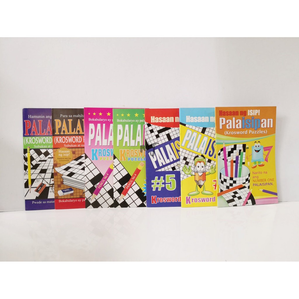 5 PCS. PALAISIPAN. Filipino Tagalog Crossword Krosword Booklet | Shopee ...