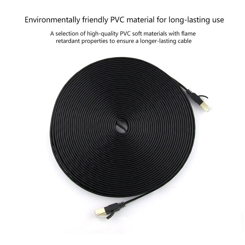 CAT7 10METER 10GBps Cable for Router / PC / Modem / Laptop | Shopee ...
