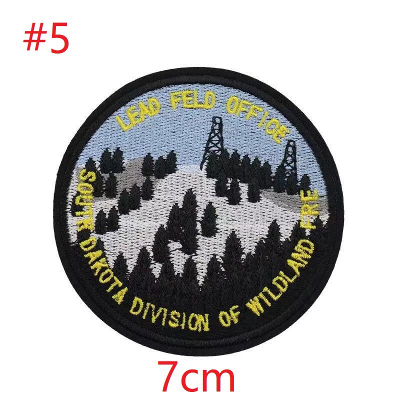 computer embroidery badge patch DIY handmade embroidered cloth patch ...