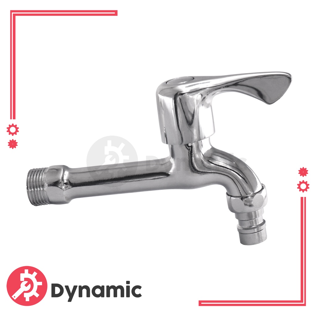 Wall Mount Hose Bibb Long Faucet 14cm Chrome Plated Extra Long Kitchen ...