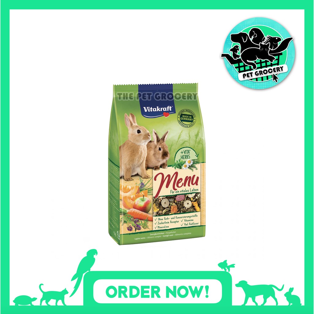 Vitakraft Menu Rabbit 500G | Shopee Philippines