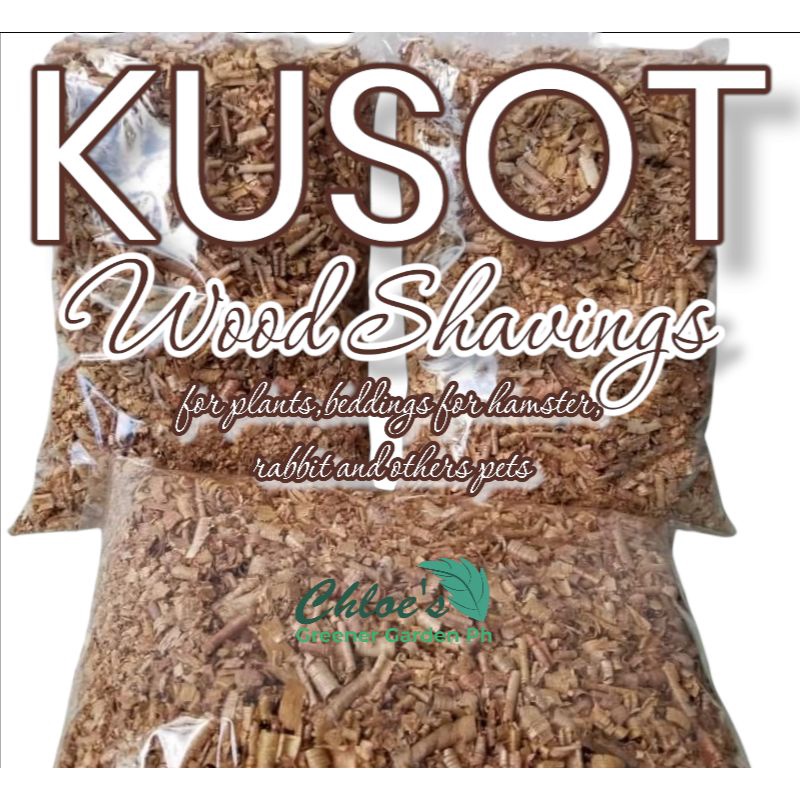 KUSOT Wood Shavings beddings nesting of hamster rabbit rodents pets ...