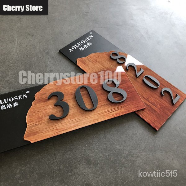 Acrylic Door Plate Customized Door Number Door Plate Number Plate ...