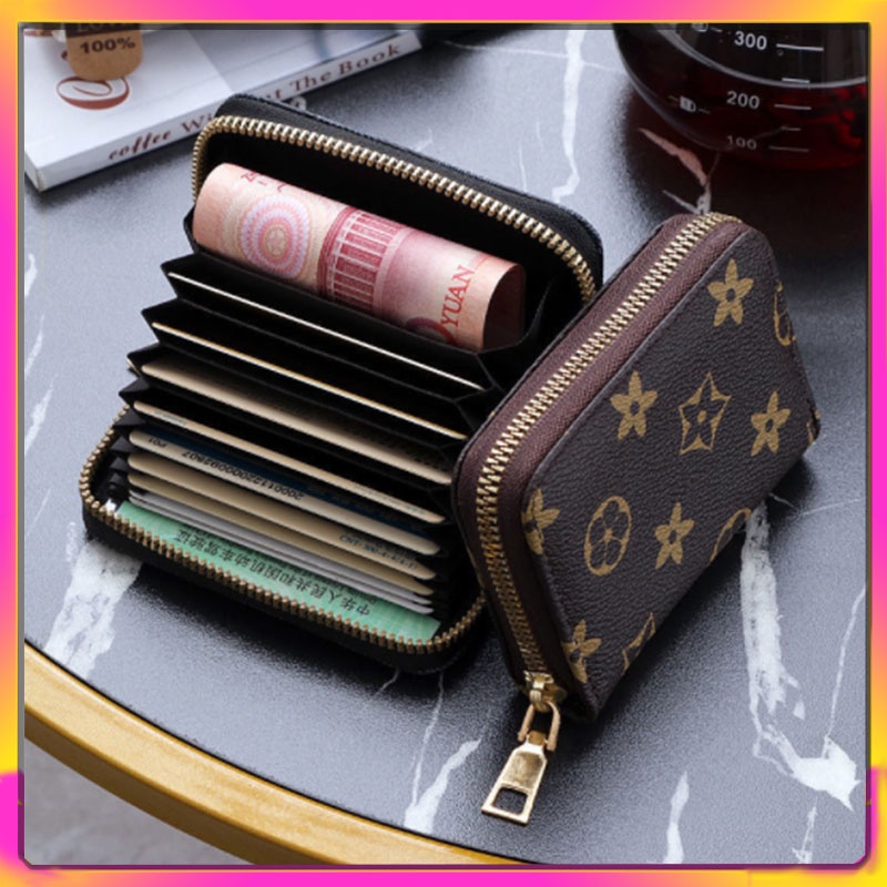 Fashion organ card holder female multi-card slot credit card holder ...
