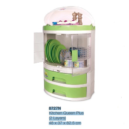 8727 OROCAN Kitchen Queen Plus 2 Drawer Dish Drainer | Shopee Philippines