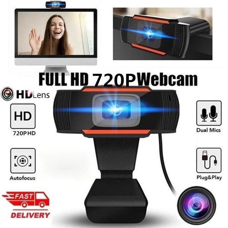 720P HD Webcam Web Camera With MIC For Computer PC Laptop | Shopee ...