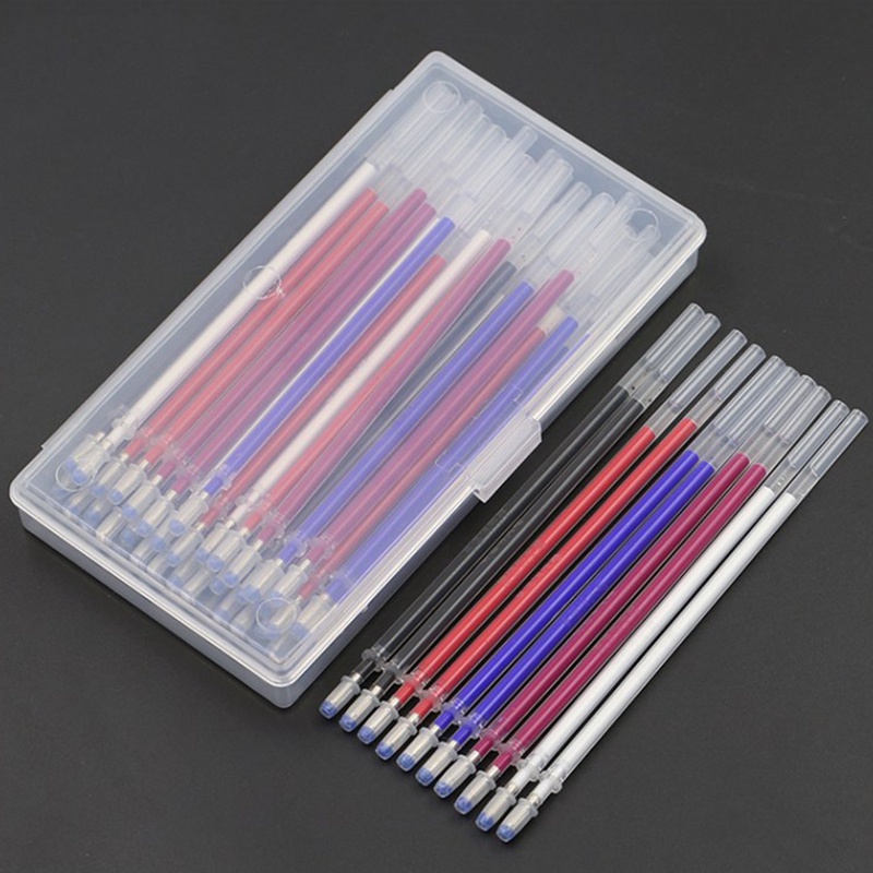 40 pcs heat erasable pens high temperature fade fabric marker refill ...