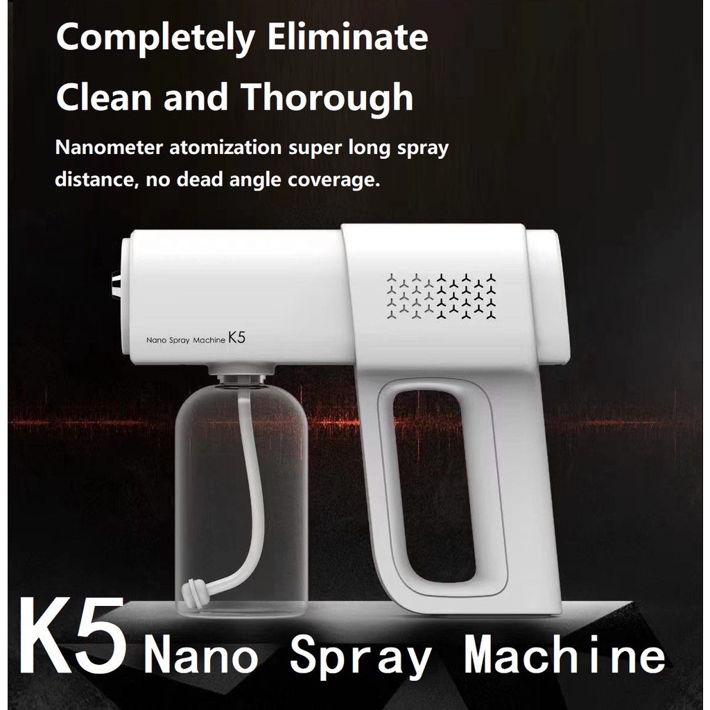 K5 Nano Spray Gun Wireless Nano Atomizer Spray Disinfection Spray Gun ...