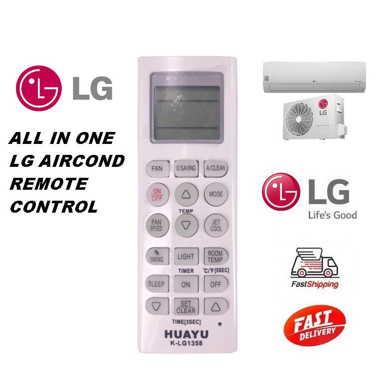 LG AIR AKB73315601 COND REMOTE CONTROL MULTI REPLACEMENT HUAYU (K ...