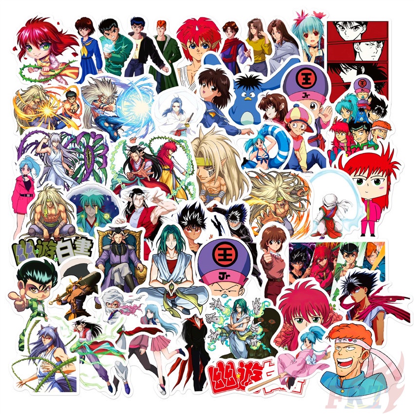 YuYu Hakusho - Series 04 Anime Stickers 50Pcs/Set DIY Mixed Luggage ...