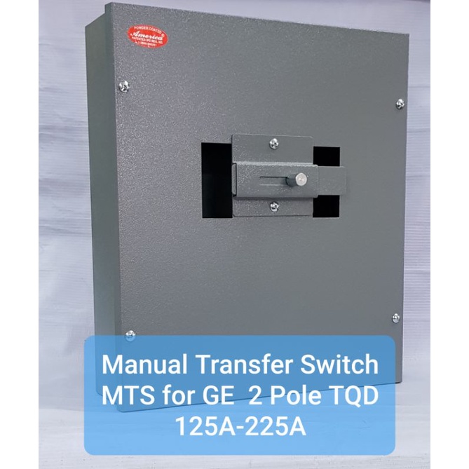 MTS Manual Transfer Switch G.E. GE 2 Pole Single Phase 125A 150A 175A 200A 225A 125 150 175 200 ...