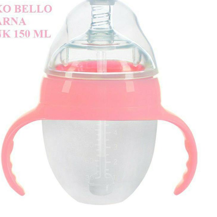Original PIKO Bello Silicone Baby Milk Bottle anti Colic With handle ...