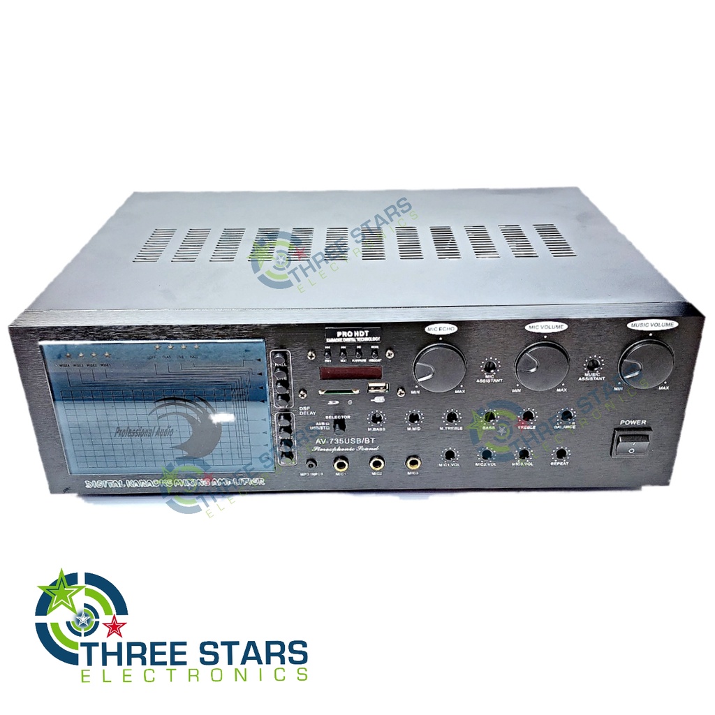 Pro HDT Karaoke Amplifier with USB BT SD FM 700 Watts X2 | Shopee Philippines