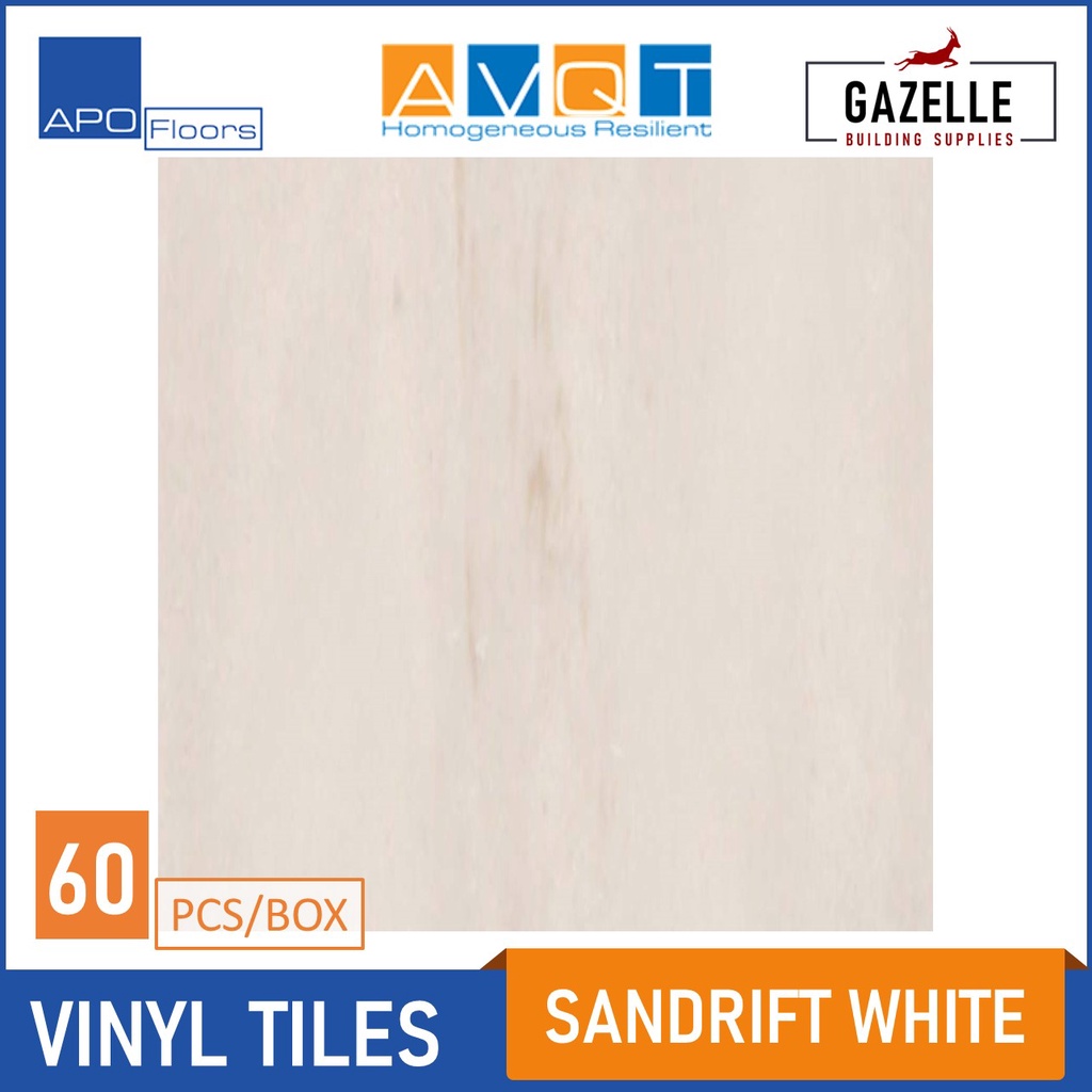 Apo Floor Vinyl Tiles AVQT (18 Colors Available) 1.3mm 60pcs / Box 11 ...