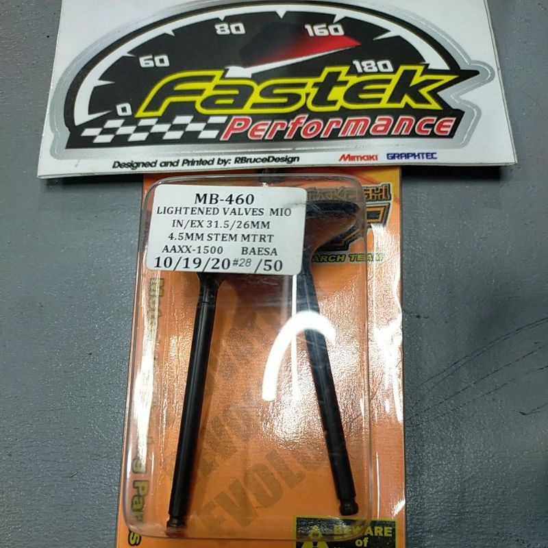 mtrt lightened valves in/ex 31.5/26mm 4.5mm stem | Shopee Philippines