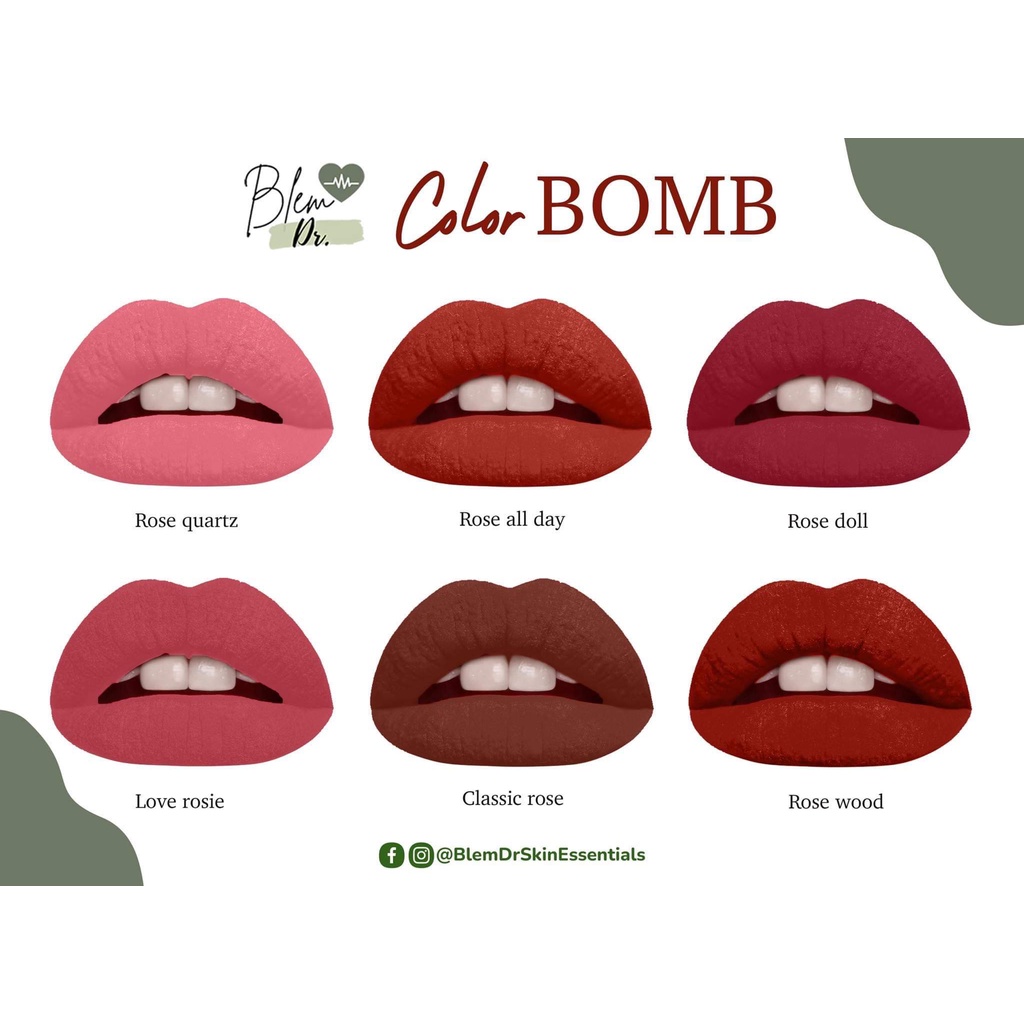 LONG LASTING AND MATTE LIPSTICK| Color Bomb by BLEM DR | Shopee Philippines