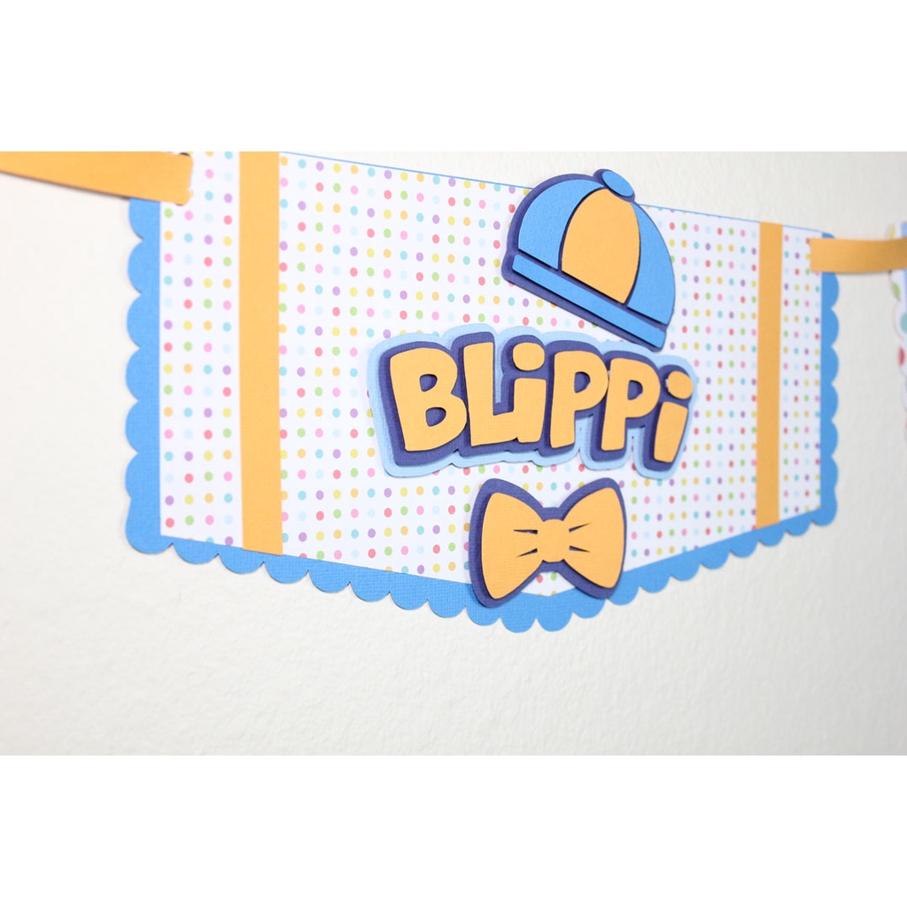 Blippi Banner and 3D lettter Party Decor set | Shopee Philippines