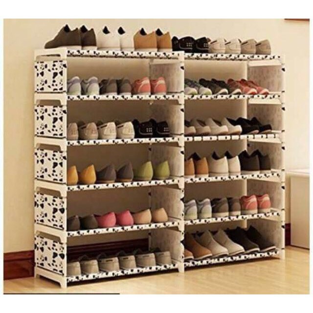 High Quality Double Capacity 6 Layer Shoe Rack | Shopee Philippines