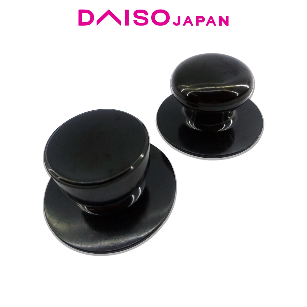 Daiso Black Pot Knob Replacement 2 pcs | Shopee Philippines