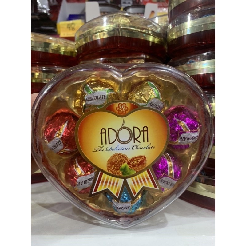 Sale‼️ Adora T12 / T18 pcs Chocolates in heart packaging | Shopee ...