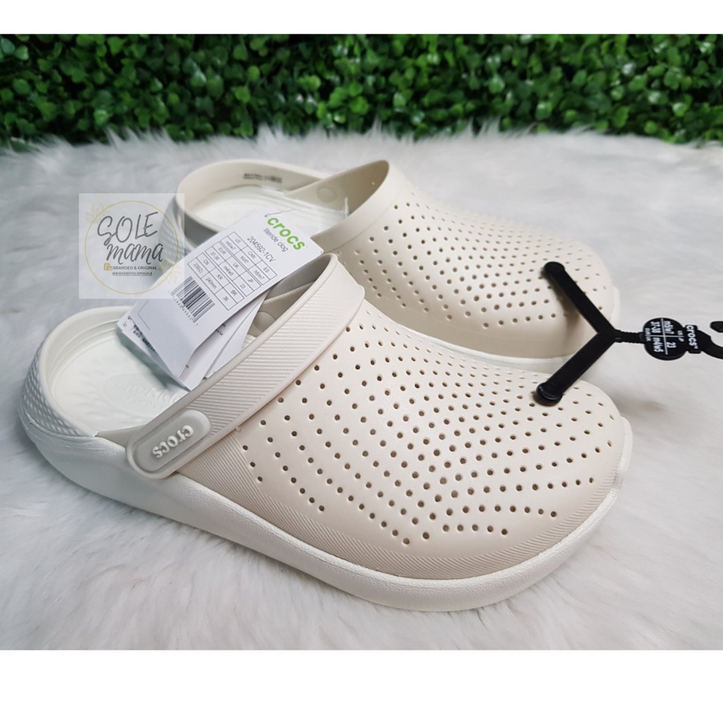 CLEARANCE SALE Crocs LiteRide White/Almost White Clog ORIGINAL | Shopee ...