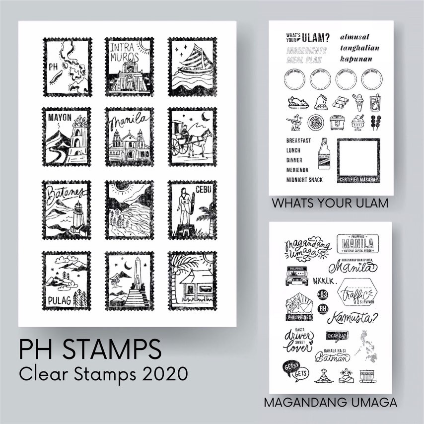 Pinoy Clear Stamps for creative ink stamping, journal &planner design ...