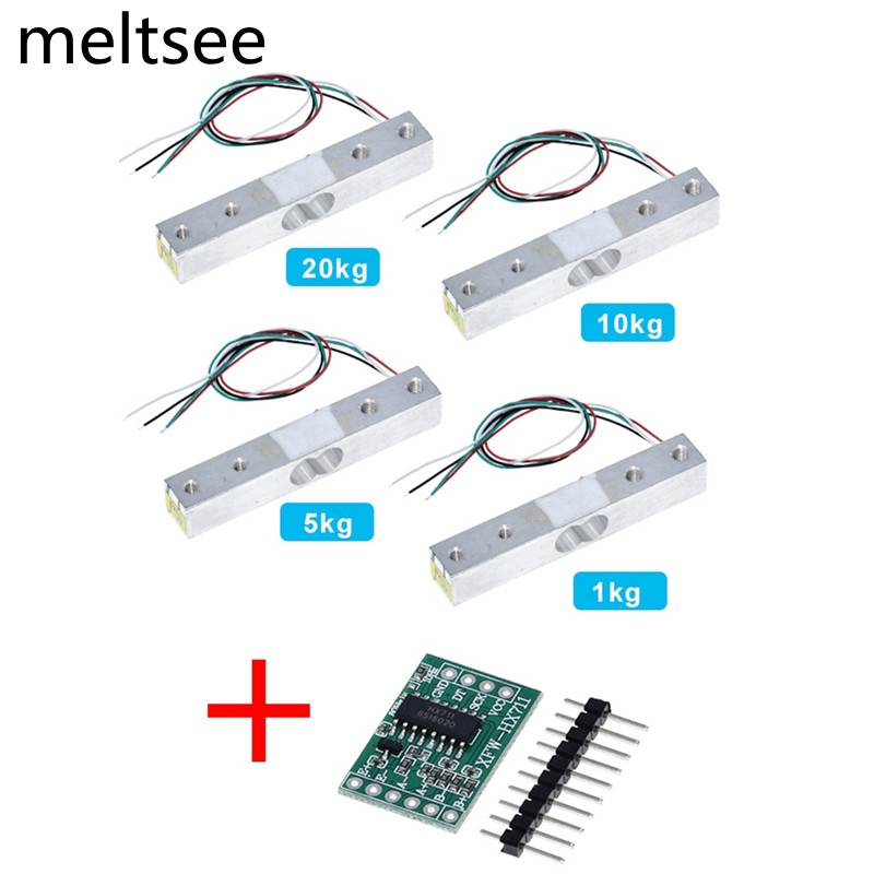 Load Cell 1KG 5KG 10KG 20KG HX711 AD Module Weight Sensor Electronic ...