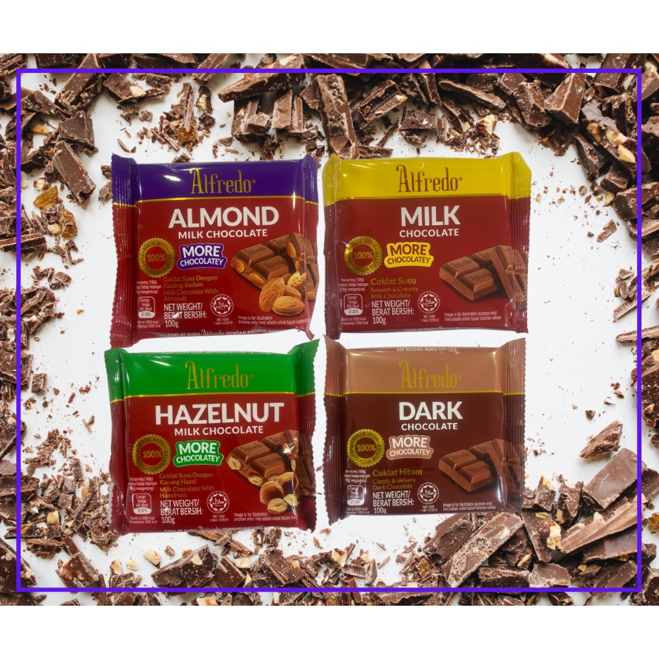 Alfredo Bar Chocolate 100g | Shopee Philippines