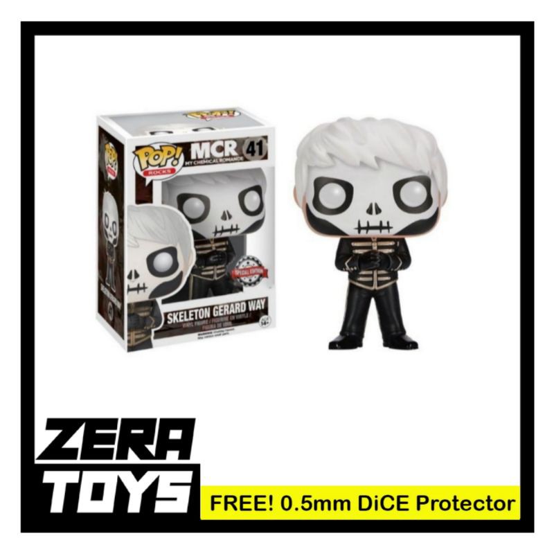 Funko Pop! Rocks - Skeleton Gerard Way My Chemical Romance (SE ...