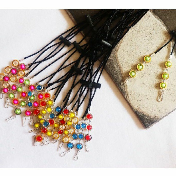 NF - Pandora 2in1 Mask Strap Anti-Lost Mask Necklace Hijab Connector ...