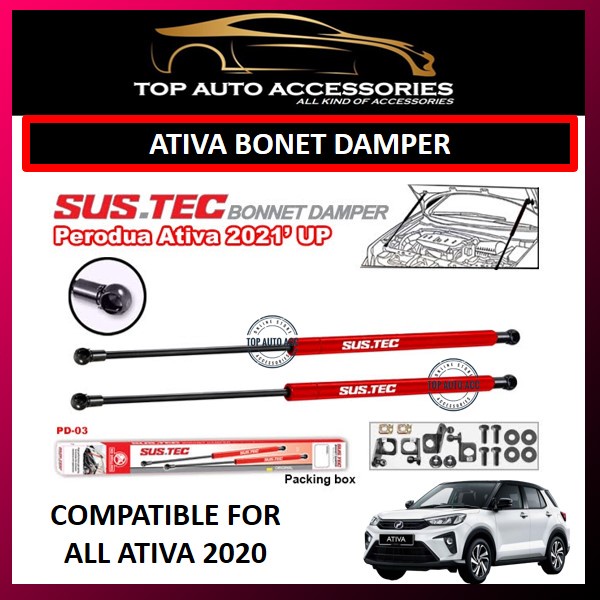 ATIVA 2020-PRESENT FRONT BONET DAMPER / AUTO BONET OPEN / ABSORBER ...