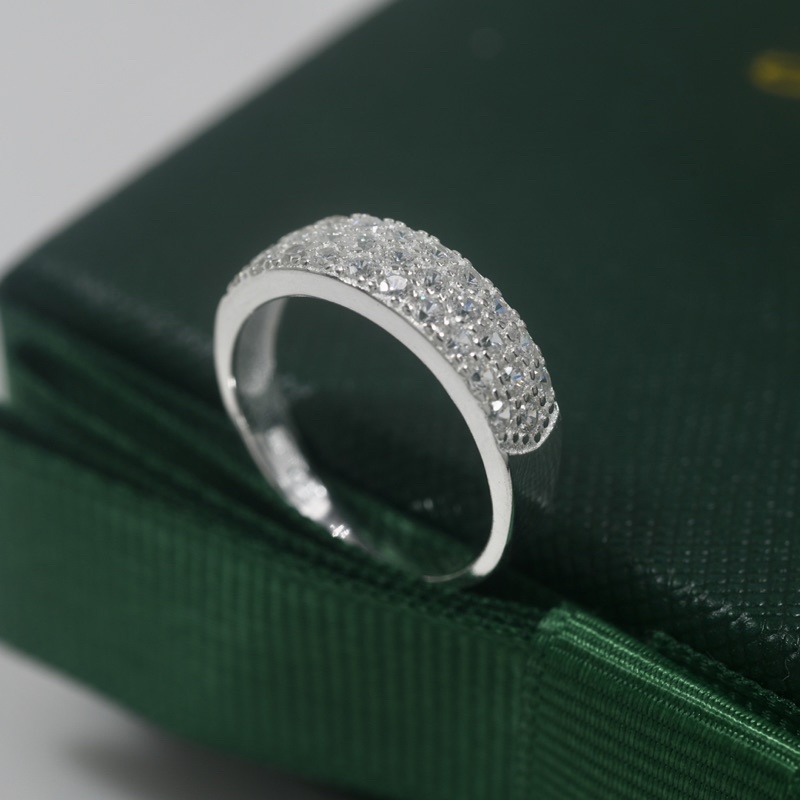 KS silver original 925 italy silver SWR070 (ladie’s ring) | Shopee ...