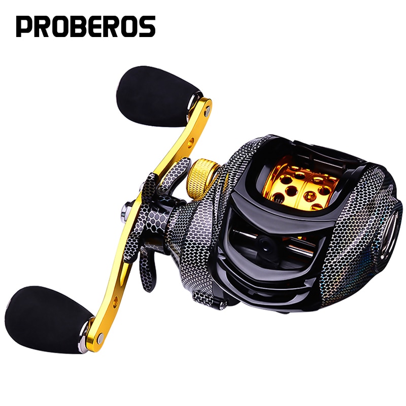 Proberos Fishing Reel Casting 18 Plus 1bb Gear Ratio 7.2:1 Max Drag ...