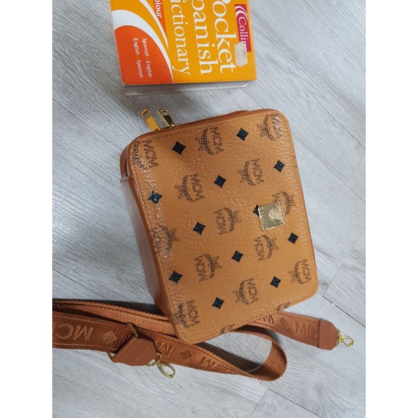 Fashion bag, MCM, box shape, new condition. | Shopee Philippines