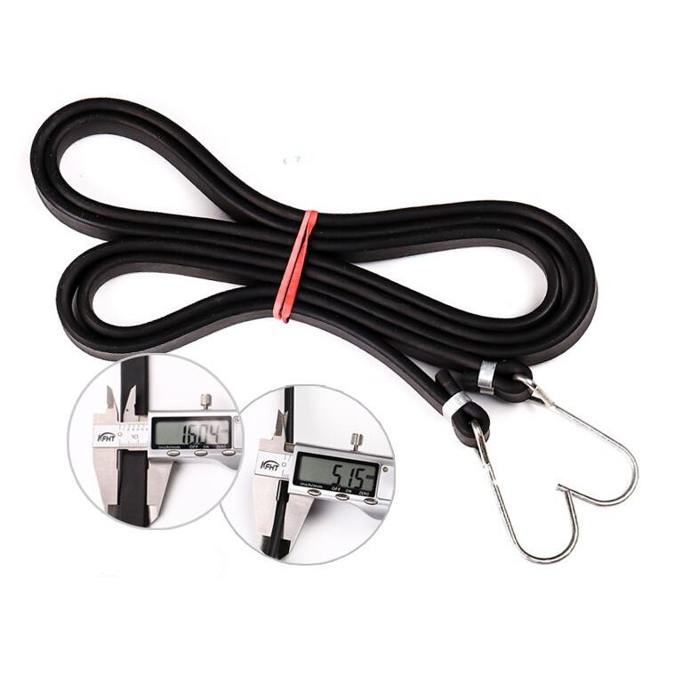 Tali Getah Motor Elastic Luggage Bungee Rope Cord Strap Hook Stretch ...