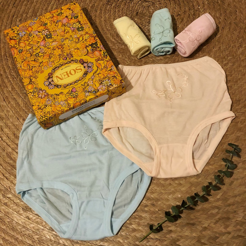 Soen Panty Original Embroidered Full Panty (GP) | Shopee Philippines