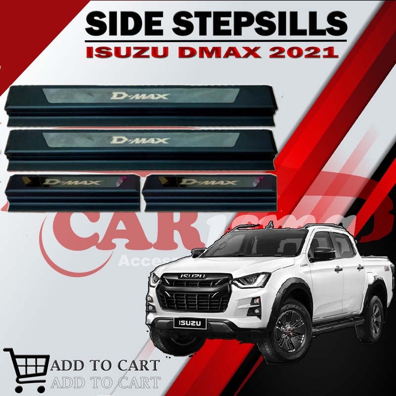 ISUZU DMAX 2021-2023 SIDE STEPSILL (dmax accessories) | Shopee Philippines