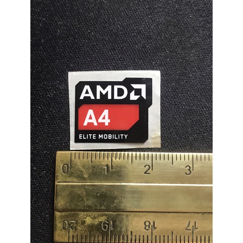 Original AMD A4 Elite Mobility 6th gen logo Sticker | Shopee Philippines