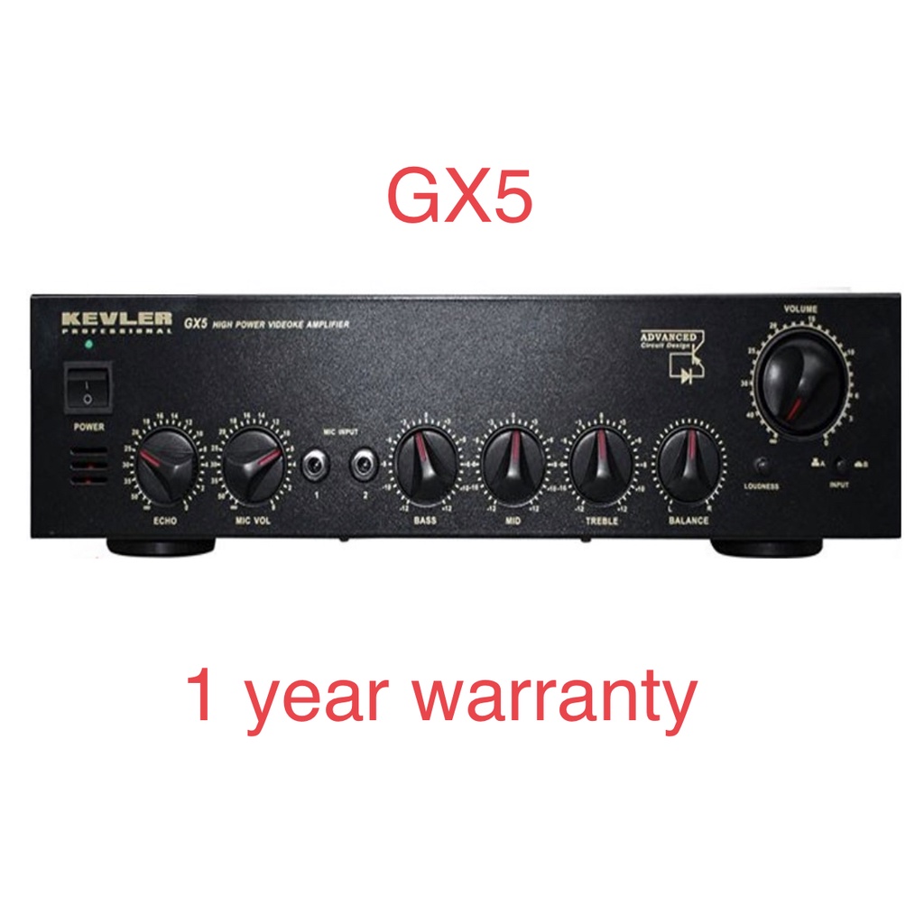 NEWOriginal Kevler GX5 PRO High Power Vedeoke Amplifier 600W x2 (black ...