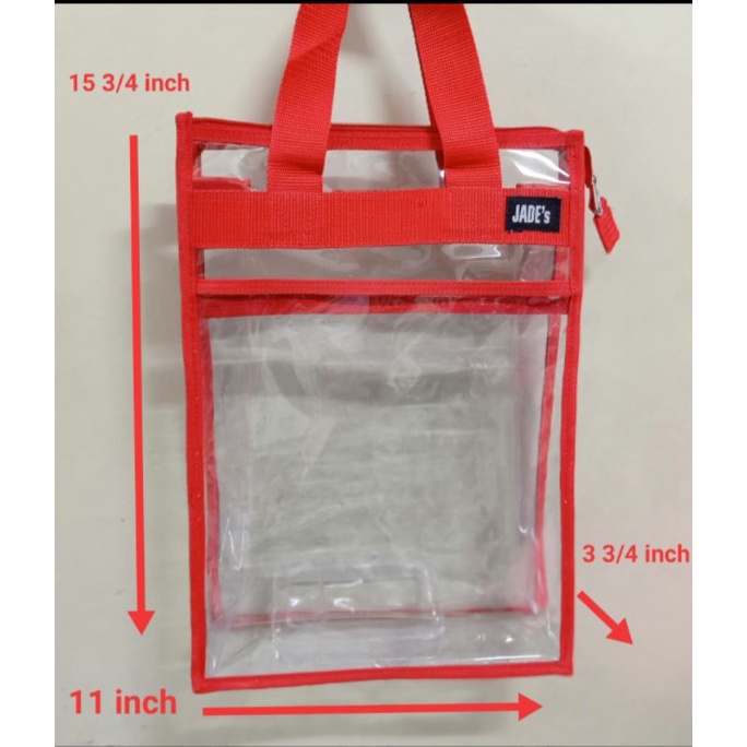 Document bag transparent portrait module bag filebag | Shopee Philippines