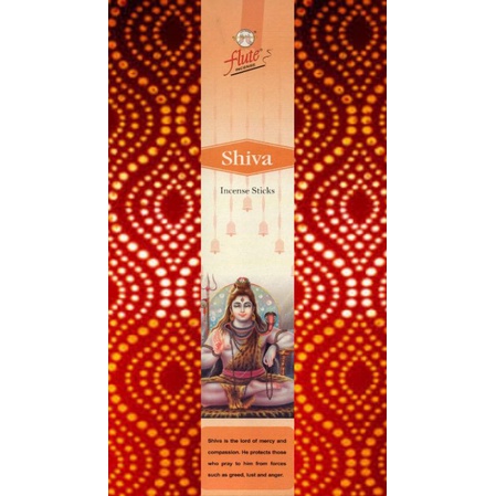 Flute "Hindu God's" Incense Shiva 20 Sticks Lord of mercy and ...