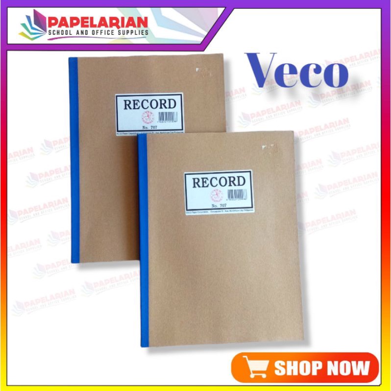 VECO RECORD BOOK NO. 707 | Shopee Philippines