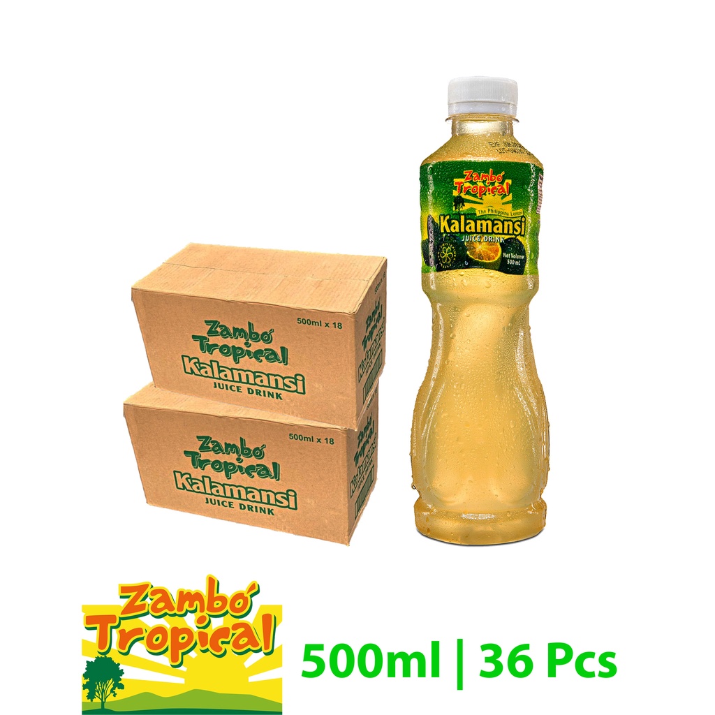 Zambo Tropical Kalamansi Juice 500 Ml X36 | Shopee Philippines
