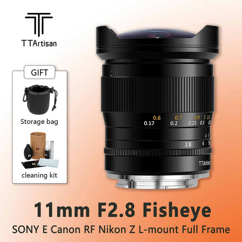 TTartisan 11mm F2.8 Professional Recording Camera Lens Full Frame for Leica M Sony E Nikon Z ...